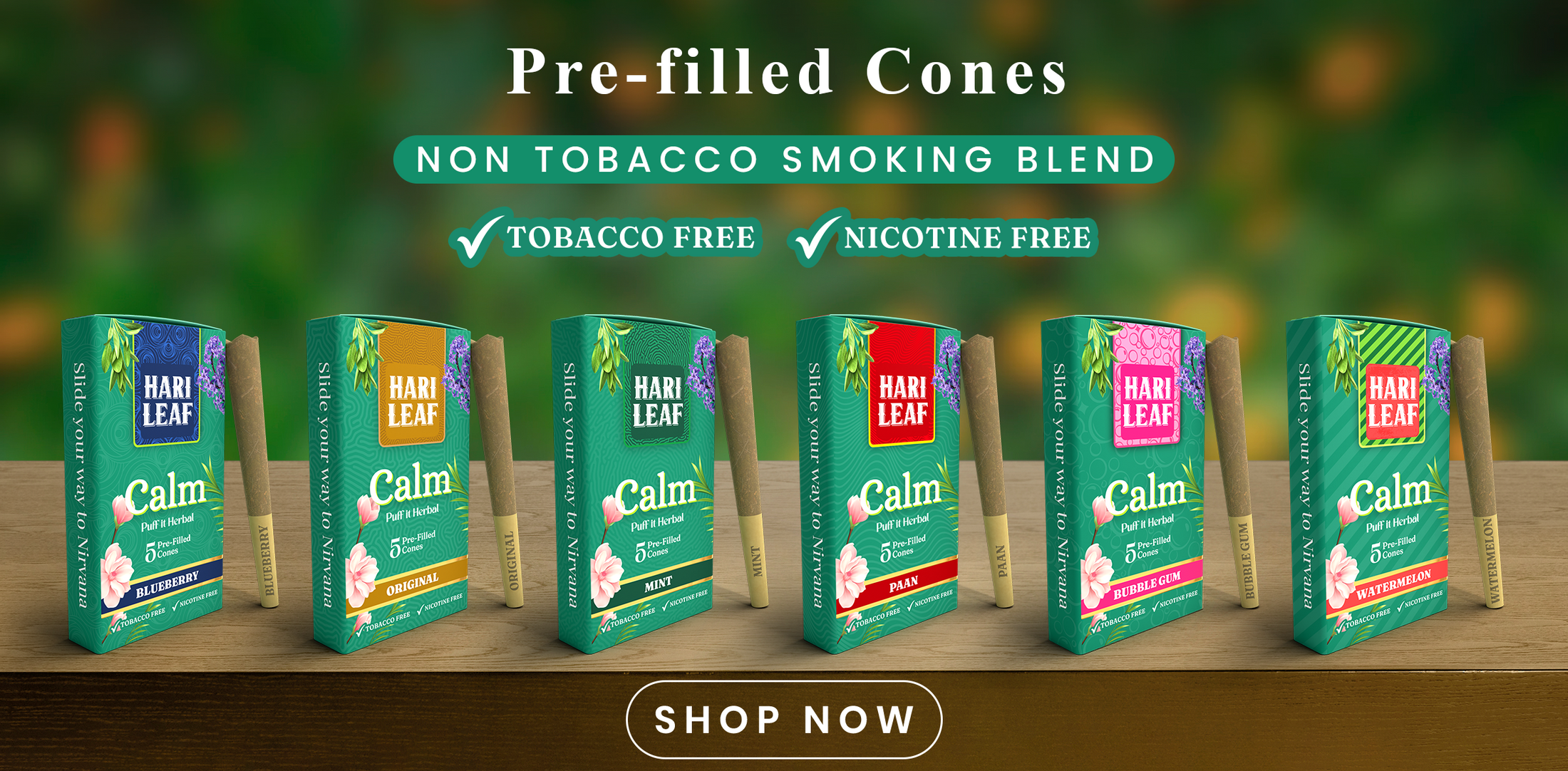 Herbal Smoking Blends & Shisha Flavours | Hari Leaf India